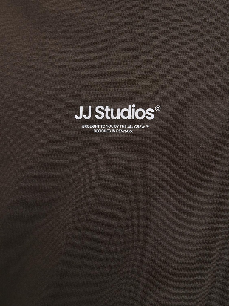 Hanorac mărime mare Jack & Jones Soho Sweatshirt Brown - MotleyDenim.ro